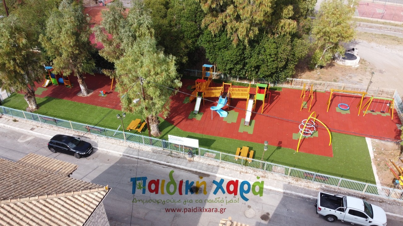 Ανακαίνιση παιδικής χαράς στο Κοπανάκι Δήμου Τριφυλίας